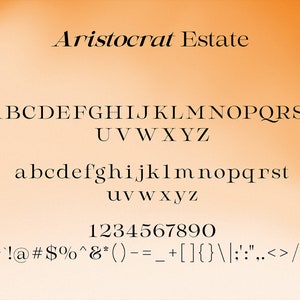 Aristocratestate - Luxury Serif Font | Classy Font, Elegant Font ...