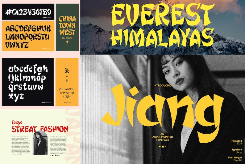 7 Authentic Japanese Style Fonts | Traditional Inspired Samurai, Kanji ...