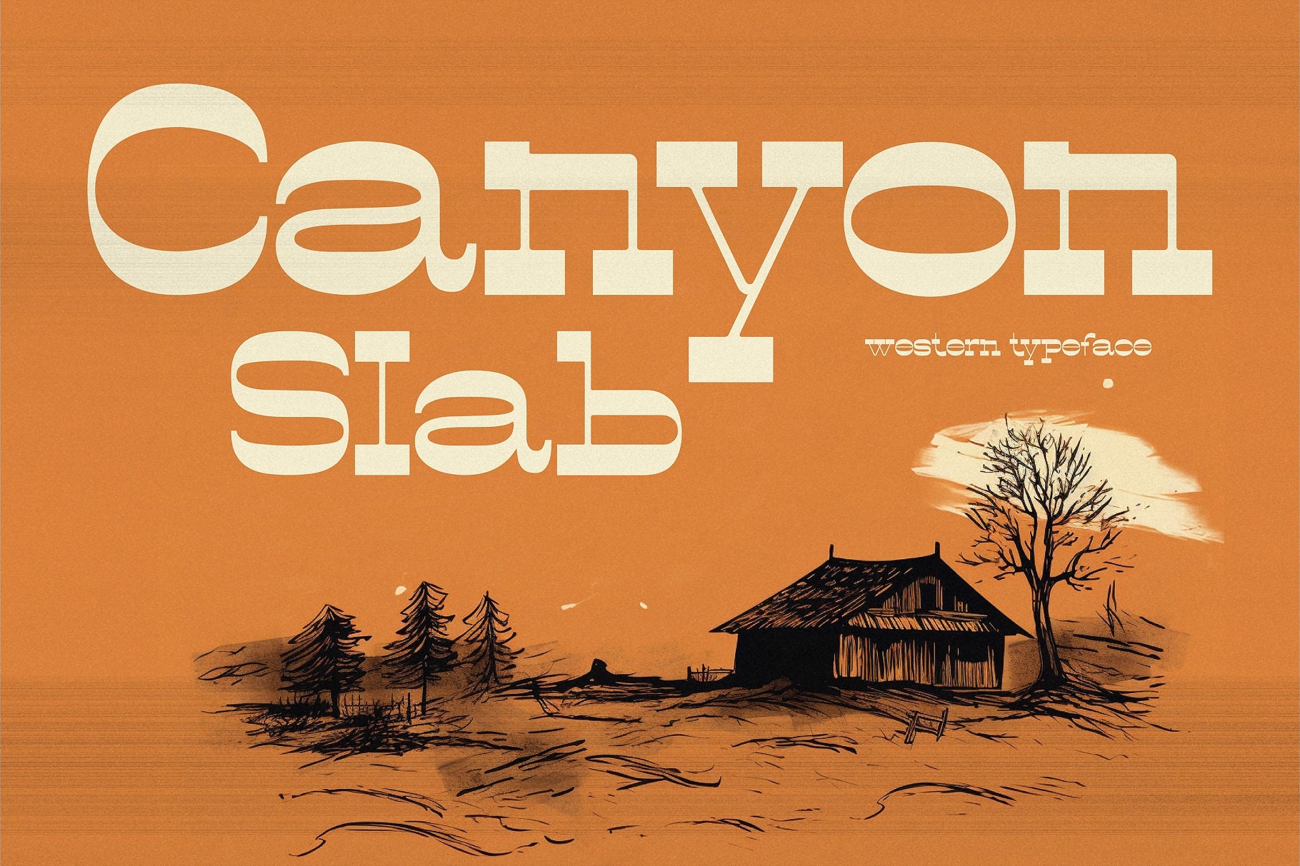 Canyon Slab - Wild West Font | Country Font, Cricut Font, Retro Font ...