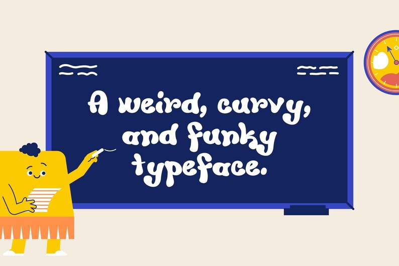 Huckleberry Font – Whimsical, Curvy & Cute Typeface for Invitations ...