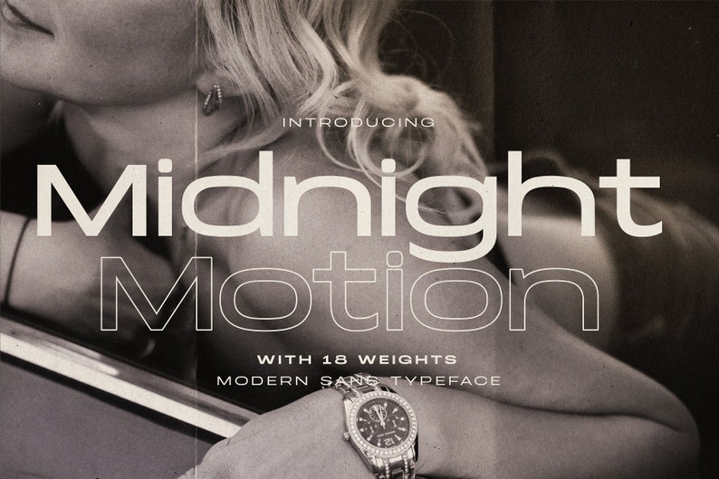 Midnight Motion Modern Sans Font Branding Font, Logo Font, Wedding Font, Professional Font ...