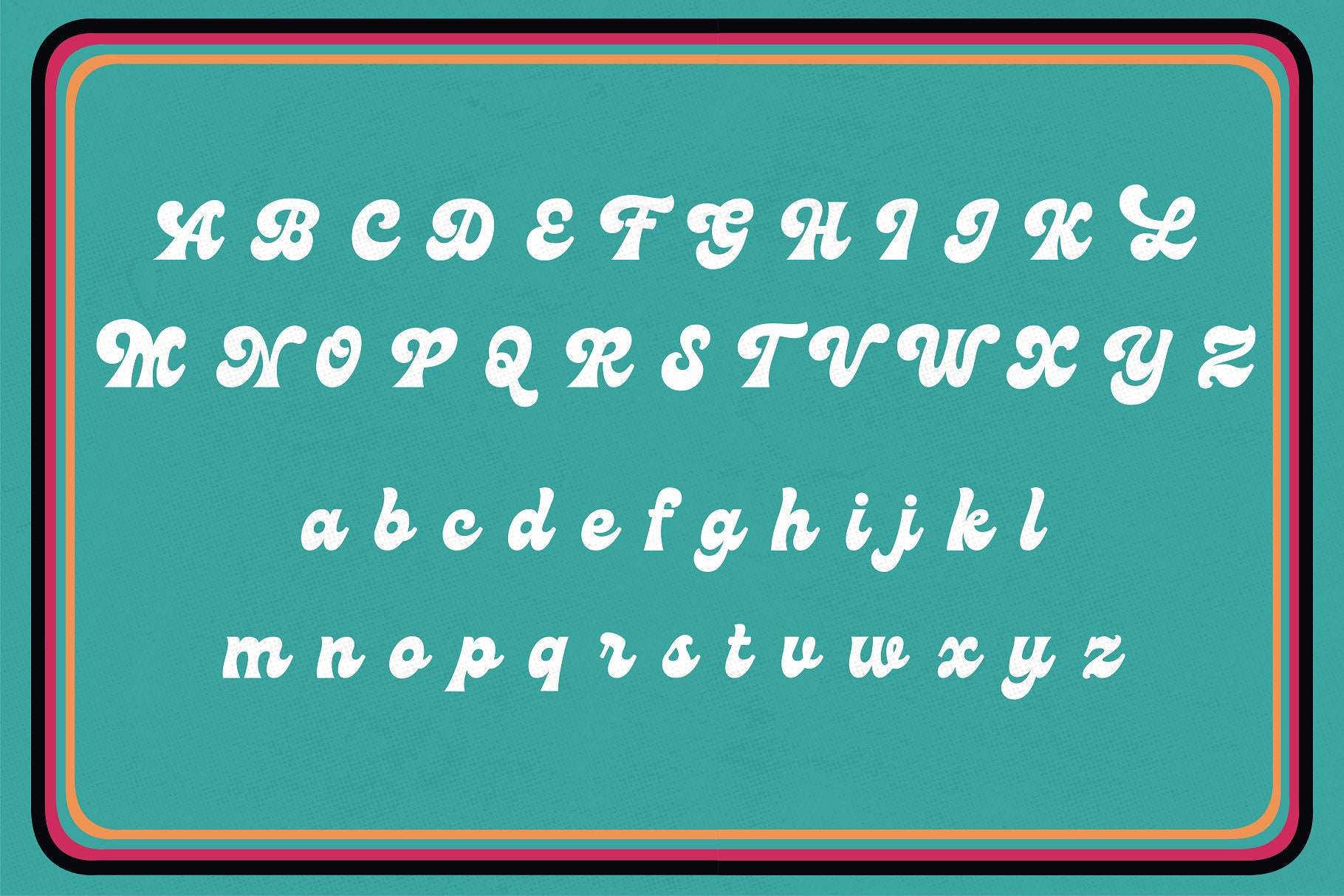 Moonlight Groovy Disco Font Vintage Font, Retro Font, Groovy Font ...