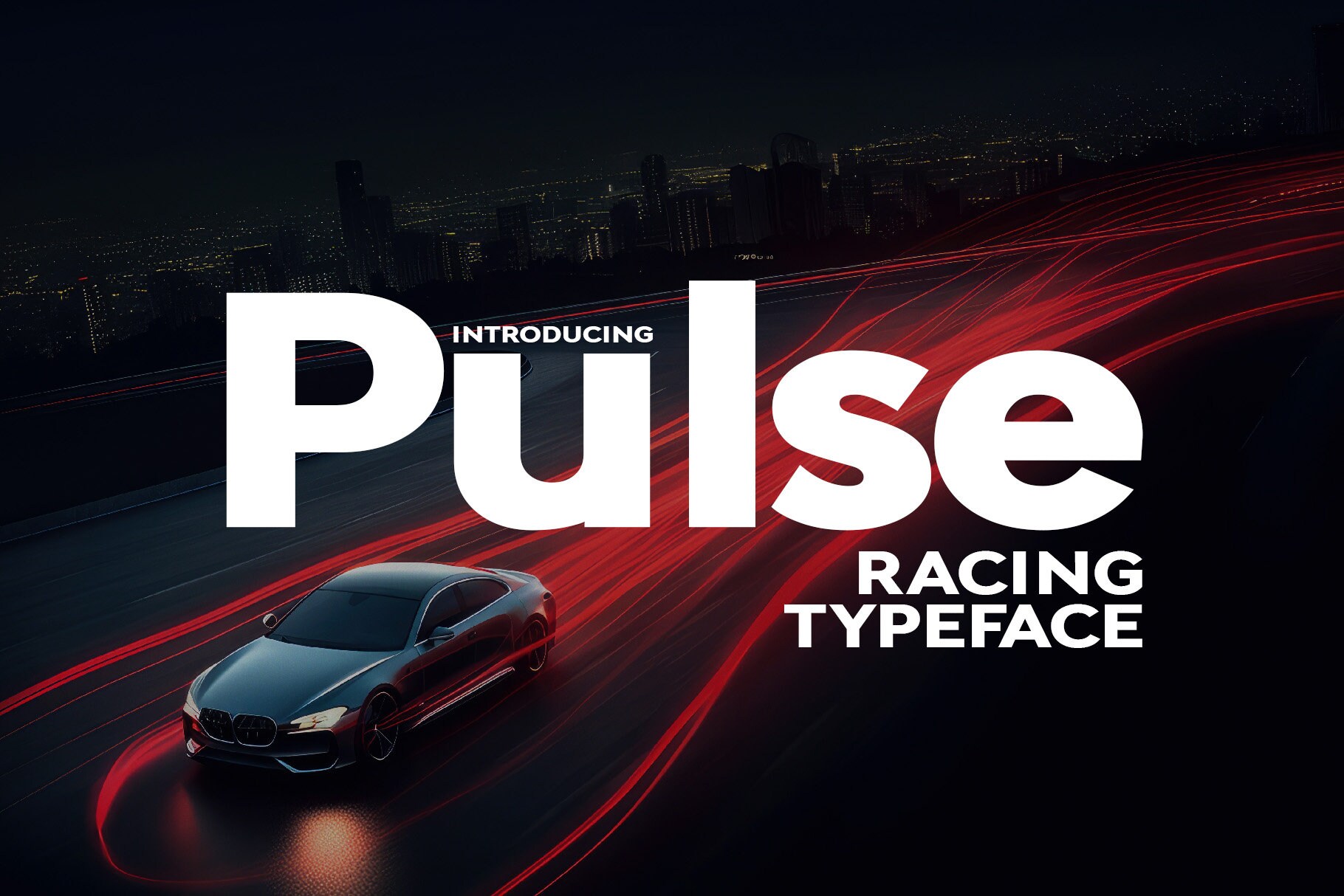 Pulse Bold Racing Font Thick Font, Bold Font, Modern Font, Font Bundle ...