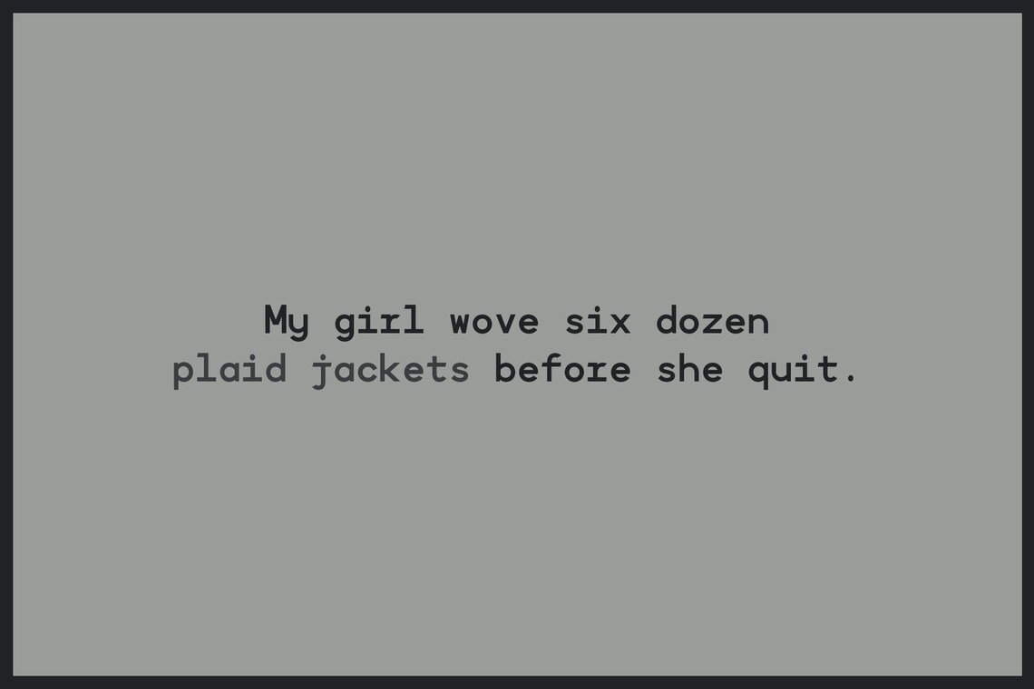 Rewind Monospace Font Subtitle Font Computer Font Coding - Etsy