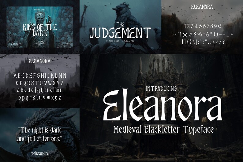Gothic Font Bundle – 27 Captivating Fonts to Create Dramatic Book ...