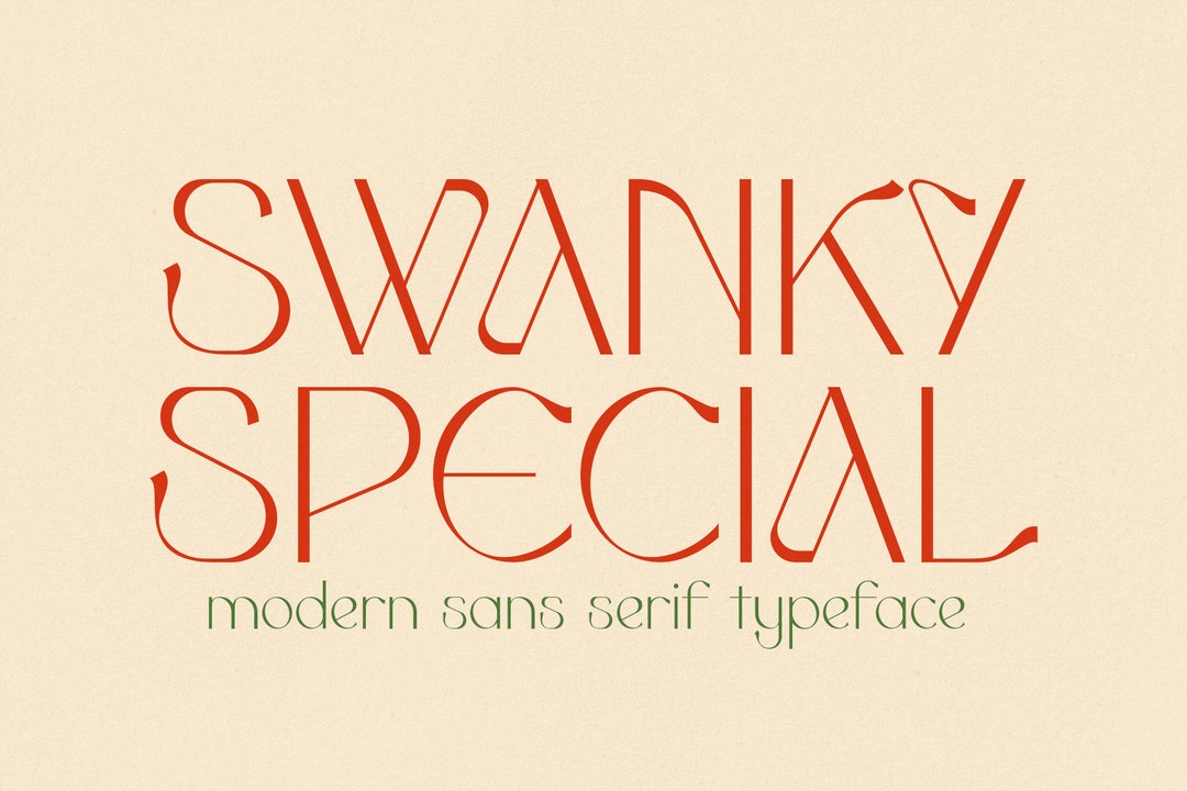 Swanky Special - Fancy Sans Serif | Elegant Font, Luxury Font, Cosmetic ...
