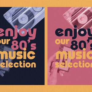 Binary Groove - 1980's Inspired Font, Disco Font, Groovy Font, Retro Font, Branding Font, Poster ...