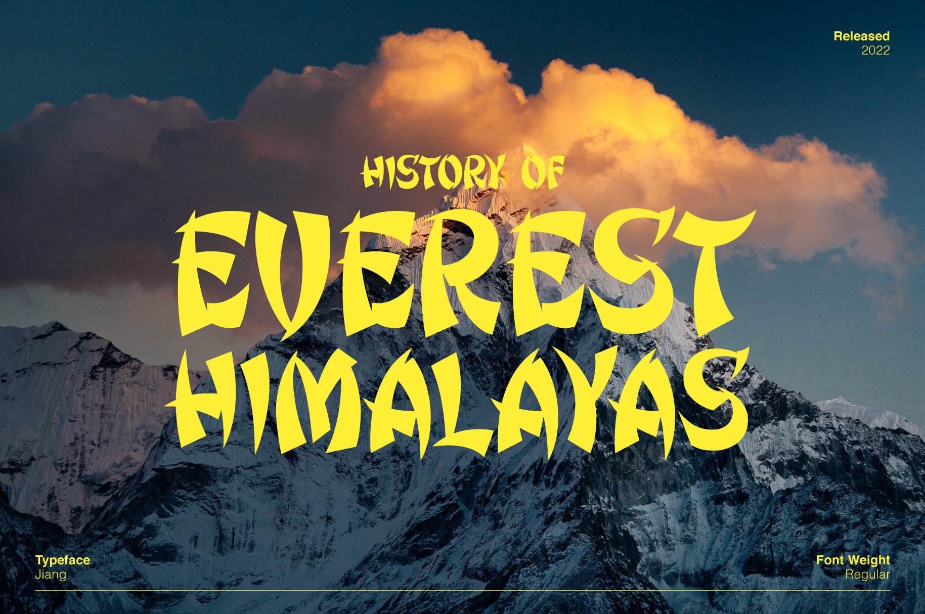 Jiang - Asian Inspired Font | Oriental Font, Asian Font, Procreate Font ...