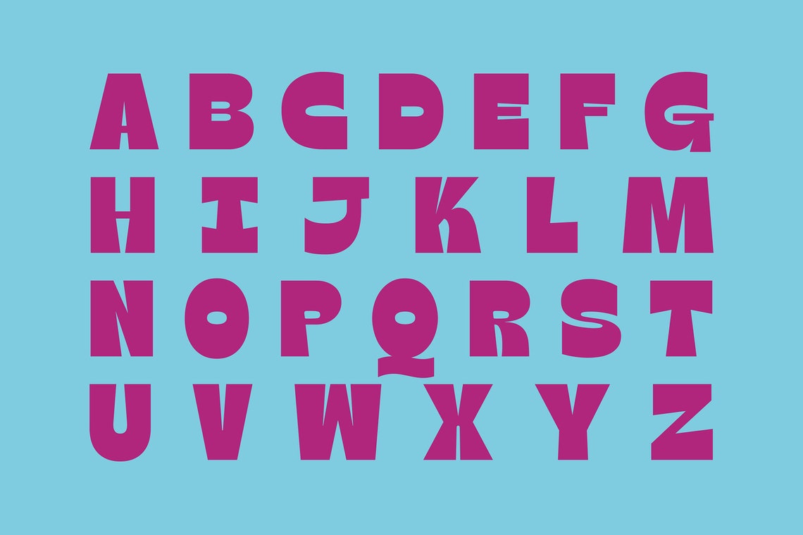 Sassy Sway Typeface: Bold, Dynamic Font for Headlines, Posters ...