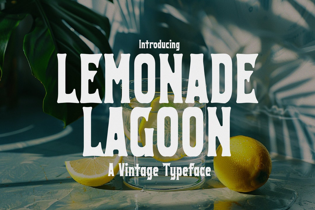 Lemonade Lagoon Font: Vintage Charm & Modern Clarity. Perfect for Logos ...