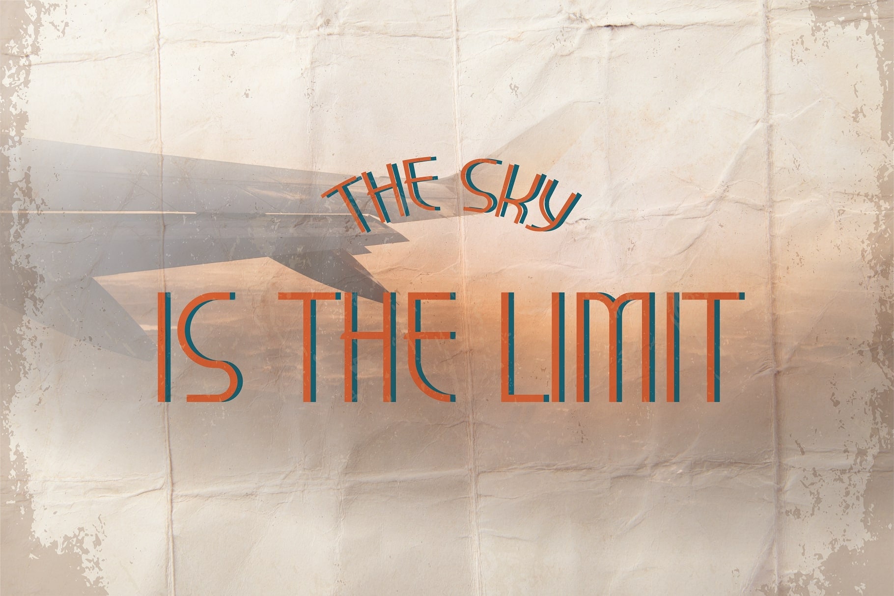 Aeroflow Vintage Aviation Font Flight Font, Aeroplane Font, Retro Font ...