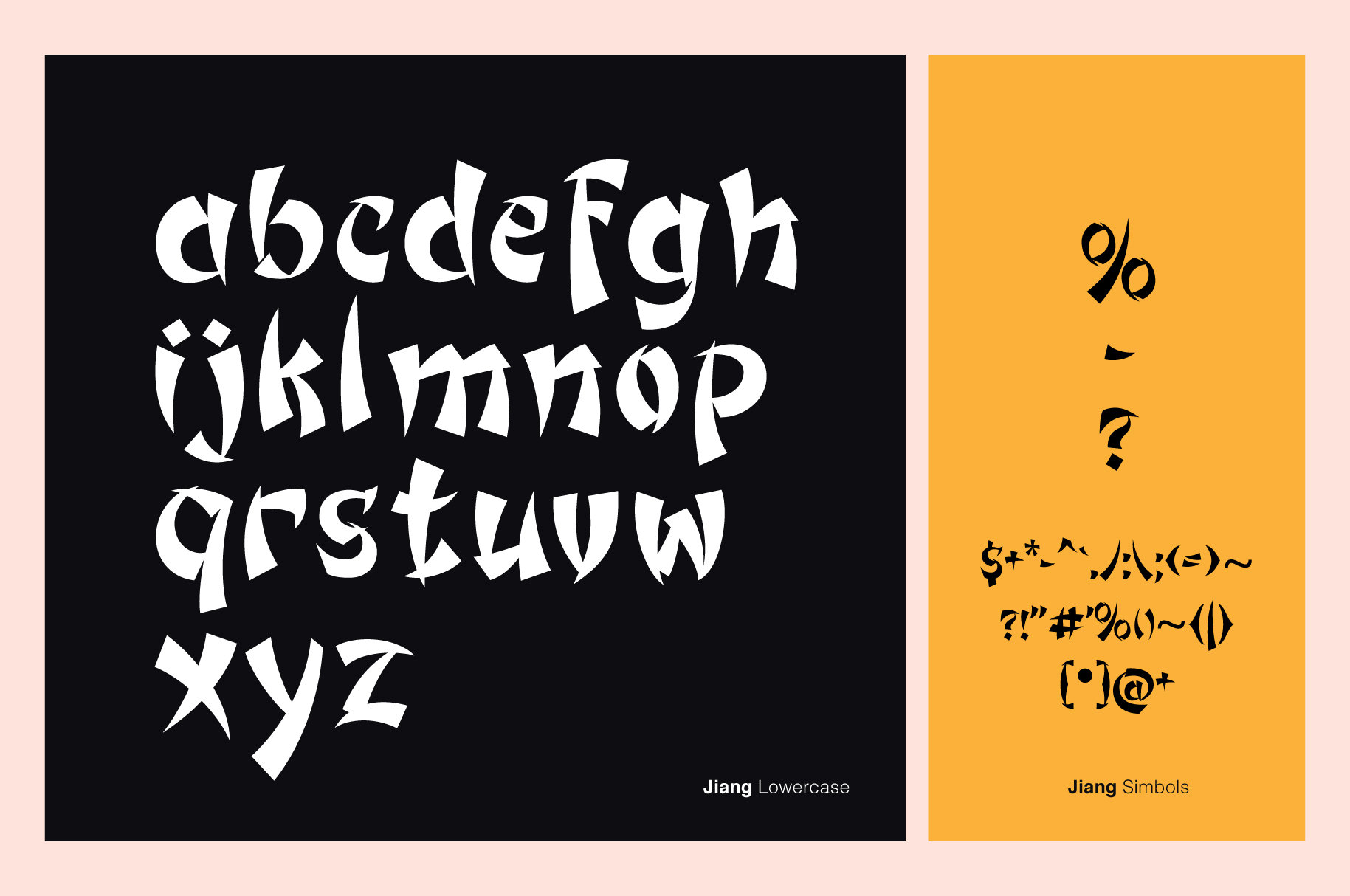 Jiang - Asian Inspired Font | Oriental Font, Asian Font, Procreate Font ...