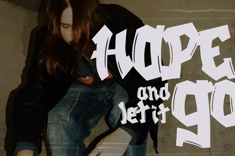 Heaven Spot Rad Graffiti Font Brush Font Logo Font Canva - Etsy