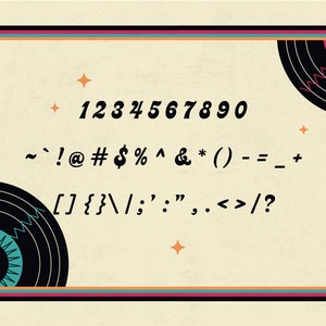 Moonlight - Groovy Disco Font | Vintage Font, Retro Font, Funkadelic ...