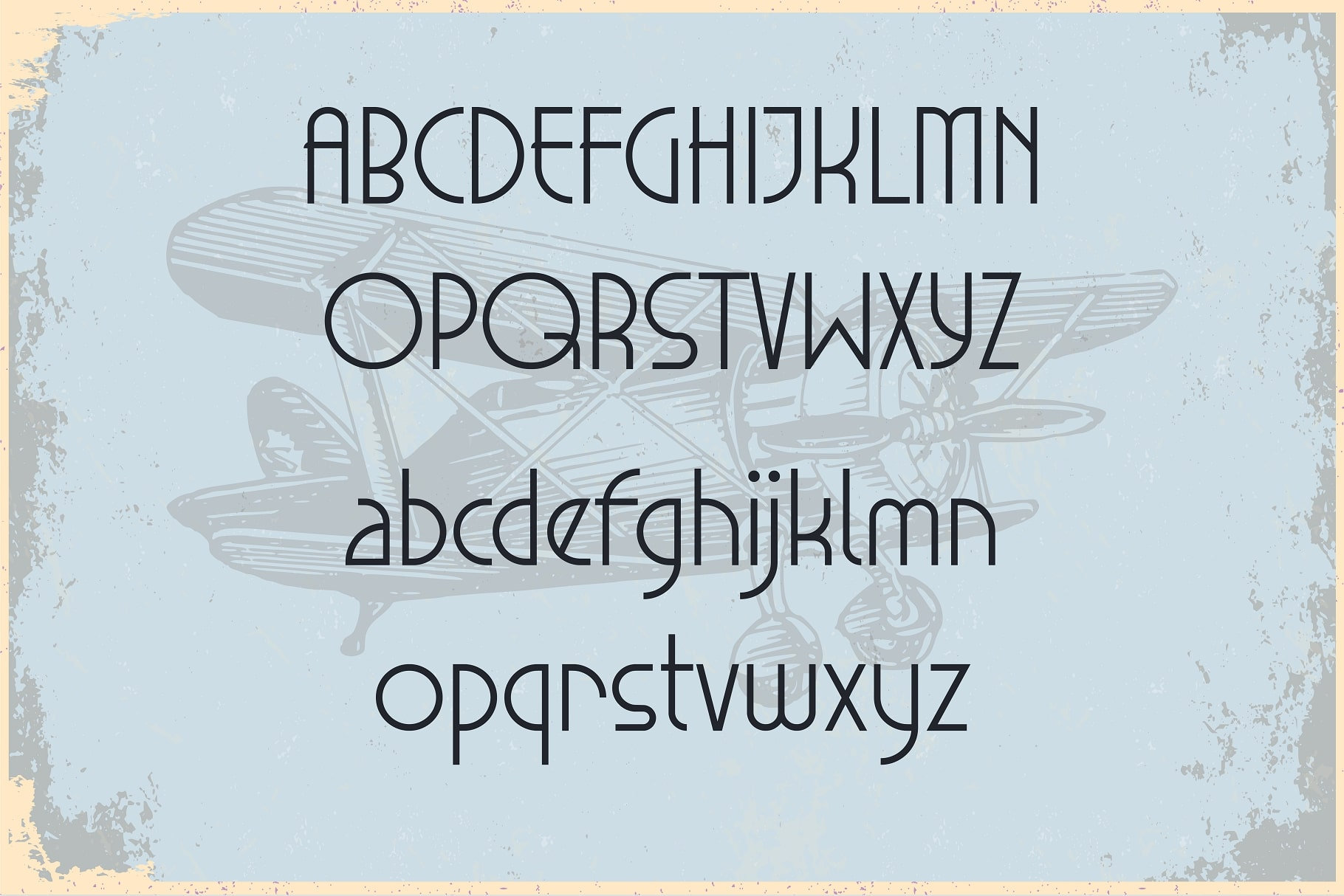 Aeroflow - Vintage Aviation Font | Flight Font, Aeroplane Font, Retro ...