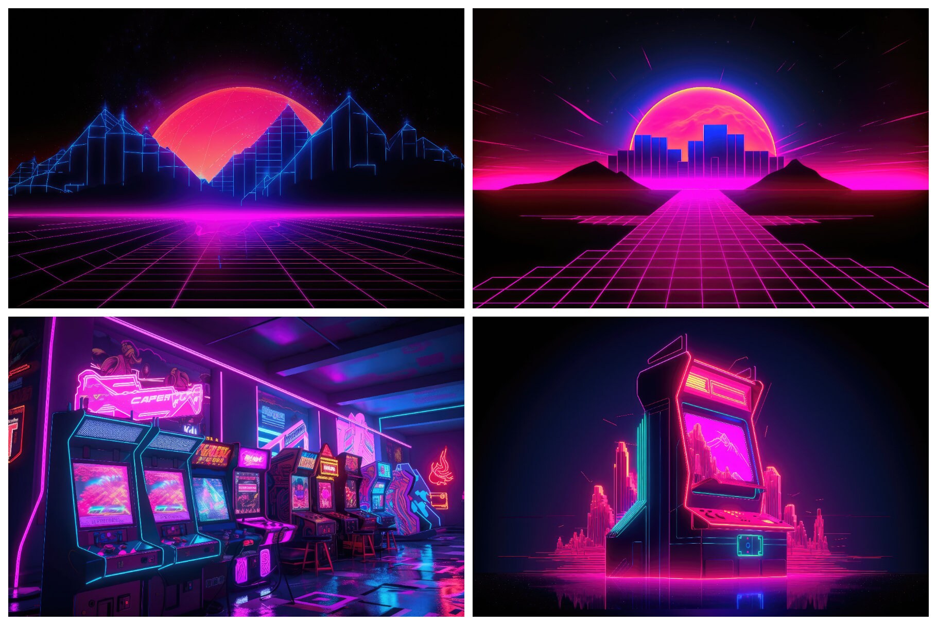 16 Retrowave Wallpapers in 6K Resolution | Synthwave Art, 1980s Art ...