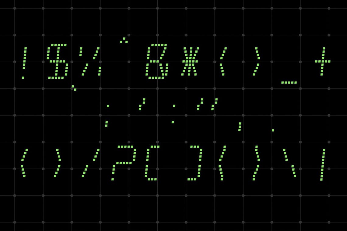 Terminal Vision – Led-inspired Font for Airport Signs, Digital Displays ...