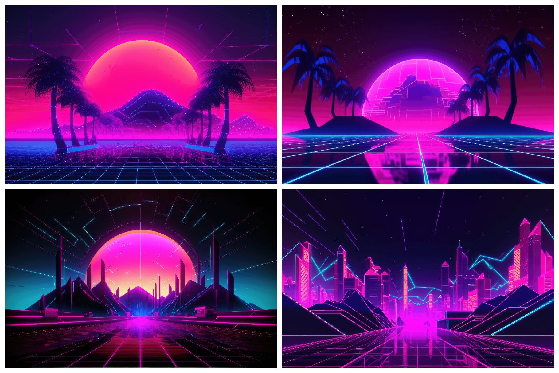 16 Retrowave Wallpapers in 6K Resolution | Synthwave Art, 1980s Art ...