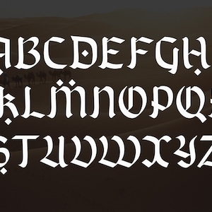 Hikma - Arabic Style Font | | Procreate Font, Arabic Style Font, Cricut ...