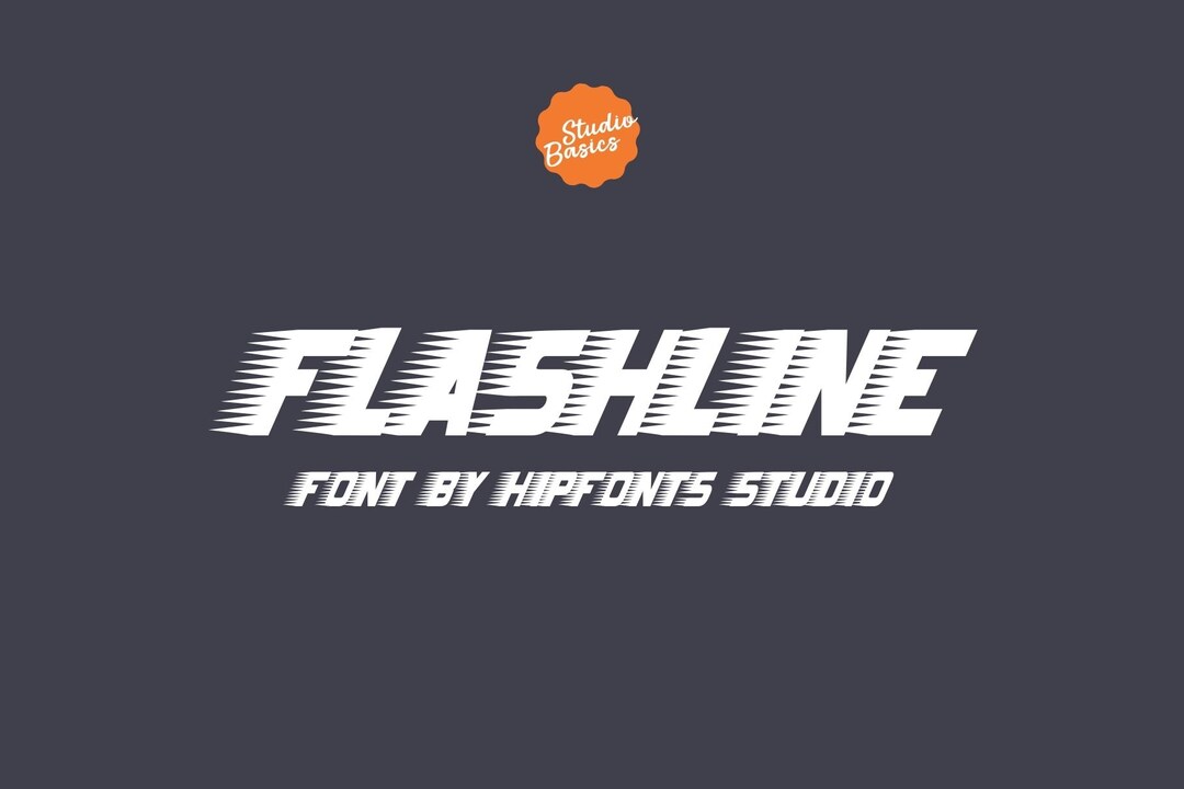 Flashline – Mid-century Speedy Display | 1950s Headliner Font (studio ...