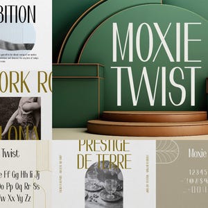 Art Deco Font Bundle - 21 Elegant 1920s & 1930s Fonts. Gatsby, Vintage ...