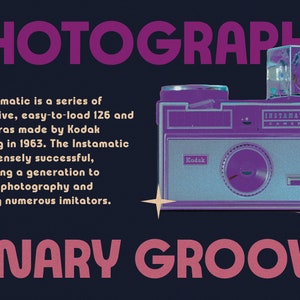 Binary Groove - 1980's Inspired Font, Disco Font, Groovy Font, Retro ...