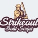 Strikeout - Bold Script Font | Baseball Font, Varsity Font, Sports Font ...