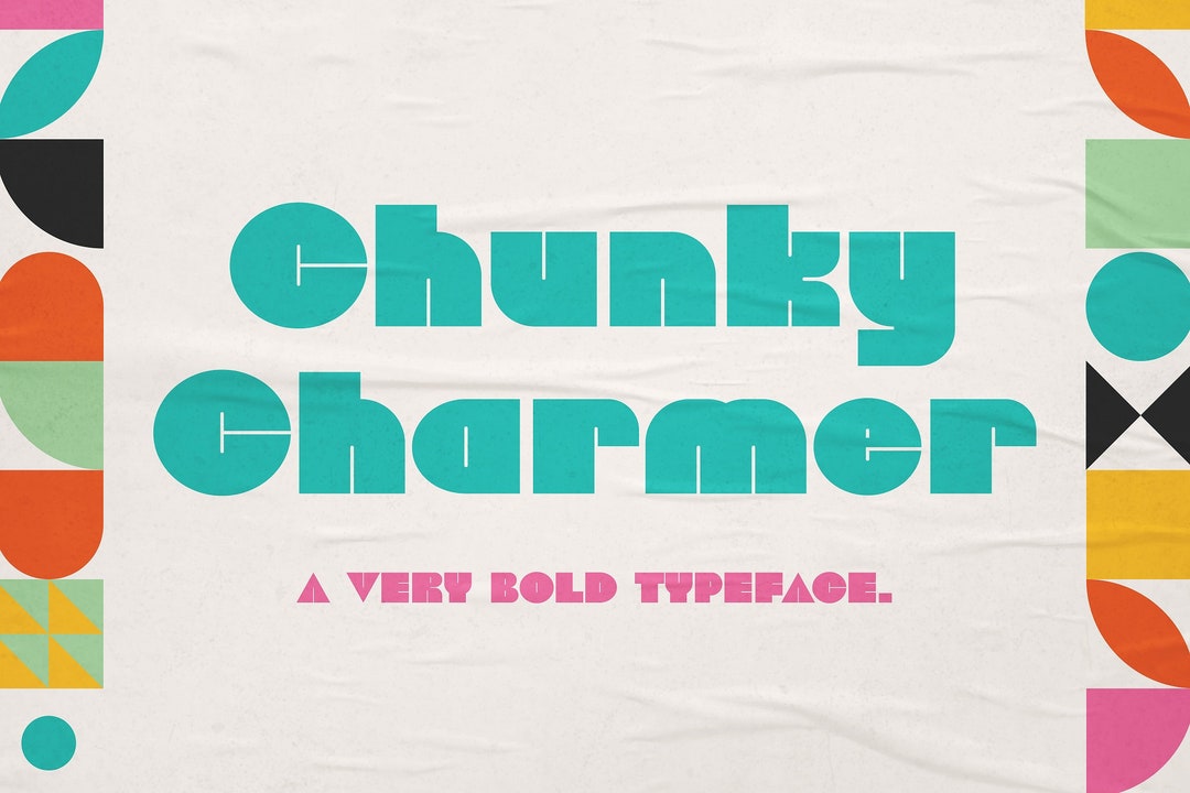 Chunky Charmer Font – Perfect for Impactful Branding, Headlines and ...