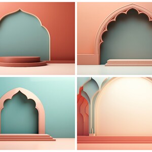 16 Arabic Podium Backdrop Backgrounds for High-end Product ...