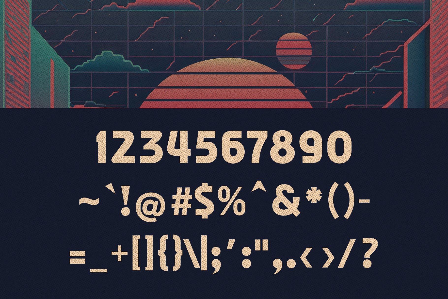 Binary Groove - 1980's Inspired Font, Disco Font, Groovy Font, Retro ...
