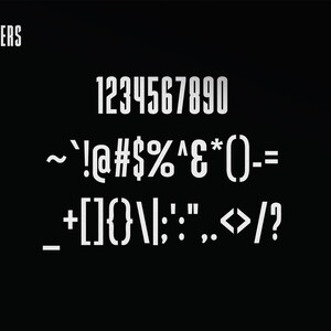 Bowser - Tall Condensed Font | Procreate Font, Cricut Font, Silhouette ...