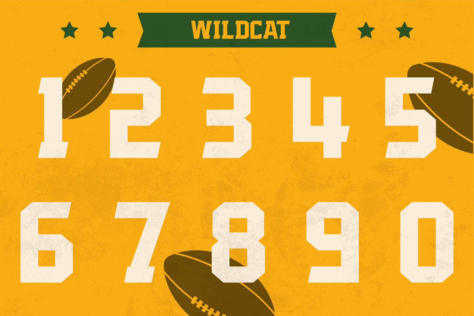 Wildcat - Varsity Sport Font | Football Font, Baseball Font, Basketball ...