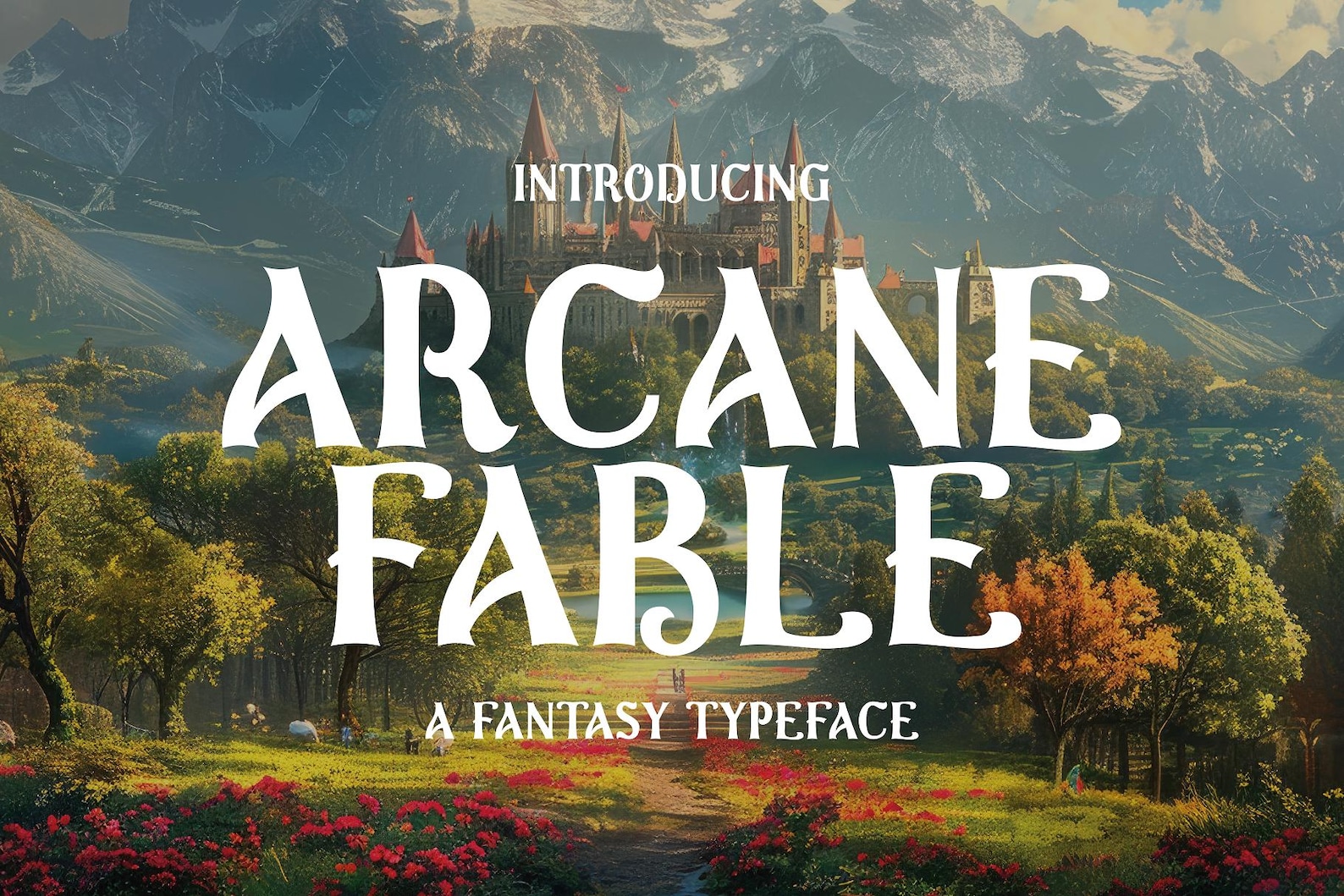 Arcane Fable - Fantasy Inspired Typeface. Inspired by Real Medieval ...