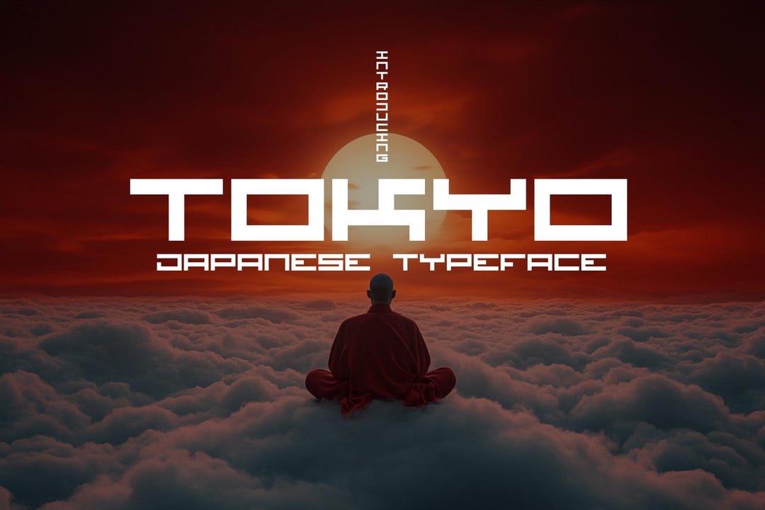 Tokyo Typeface - Minimal Japanese Font | Menu Font, Logo Font, Branding ...