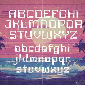1980s Nostalgia: Digital Dreamer Font – Perfect for Retro Posters, Neon ...