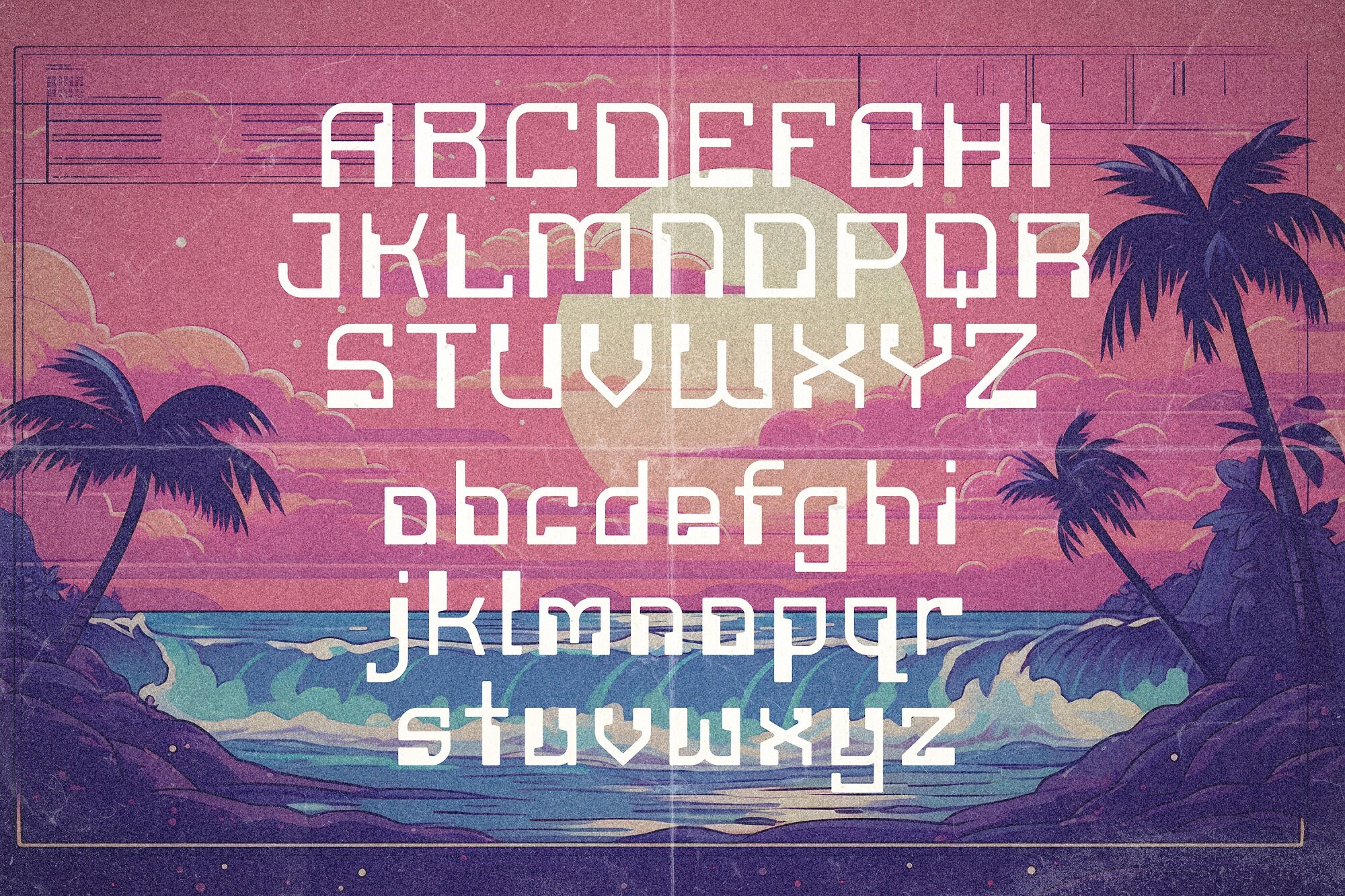 1980s Nostalgia: Digital Dreamer Font – Perfect for Retro Posters, Neon ...