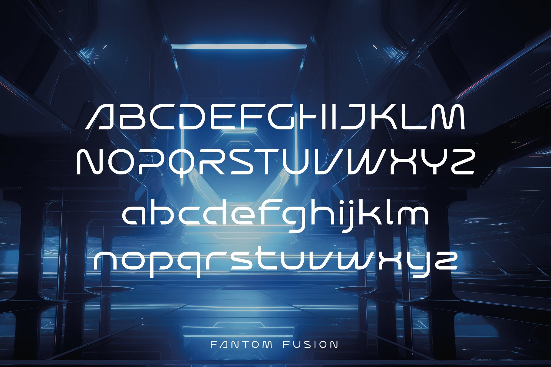 Fantom Fusion Font: Futuristic Minimalism for Modern Brands & Digital ...