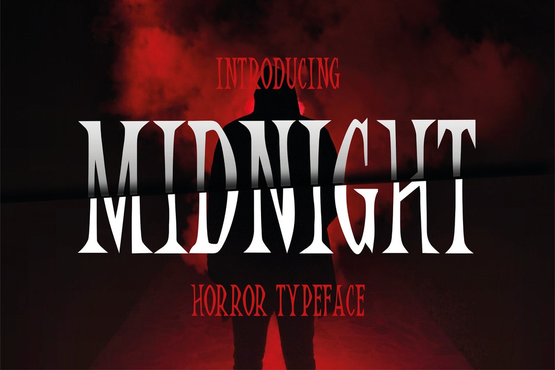 Midnight - Horror Font | Scary Font, Witch Font, Sinister Font ...