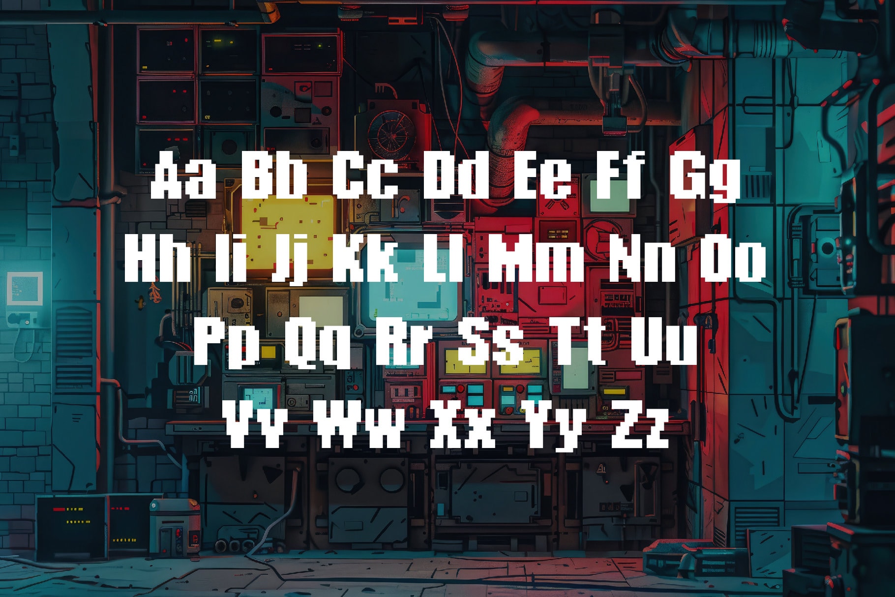 Pixel Impact Font: Bold 8-bit Pixel Font for Retro Gaming, Indie Games ...