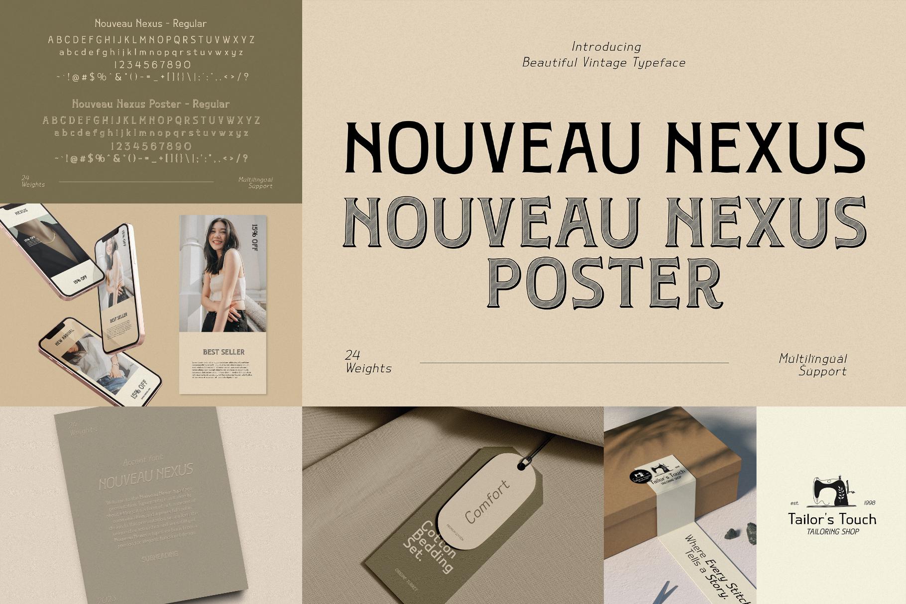 Art Deco Font Bundle - 21 Elegant 1920s & 1930s Fonts. Gatsby, Vintage ...