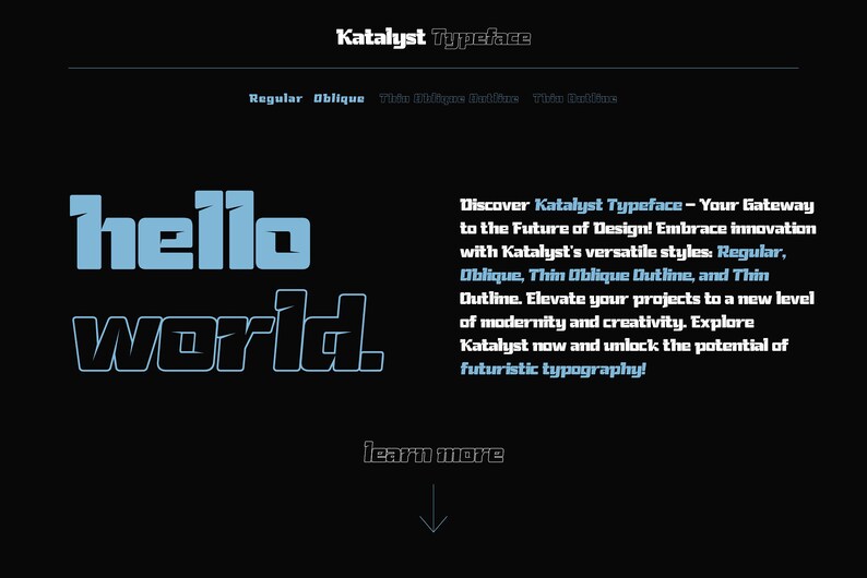 Katalyst Futuristic Font Perfect for Sports Branding, Racing Graphics ...