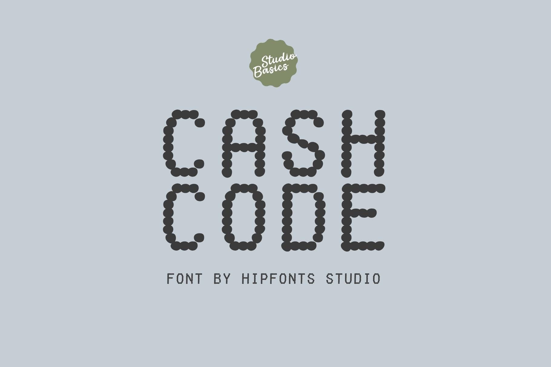 Cashcode – Retro Receipt Display Font Vintage Ledger & Register ...