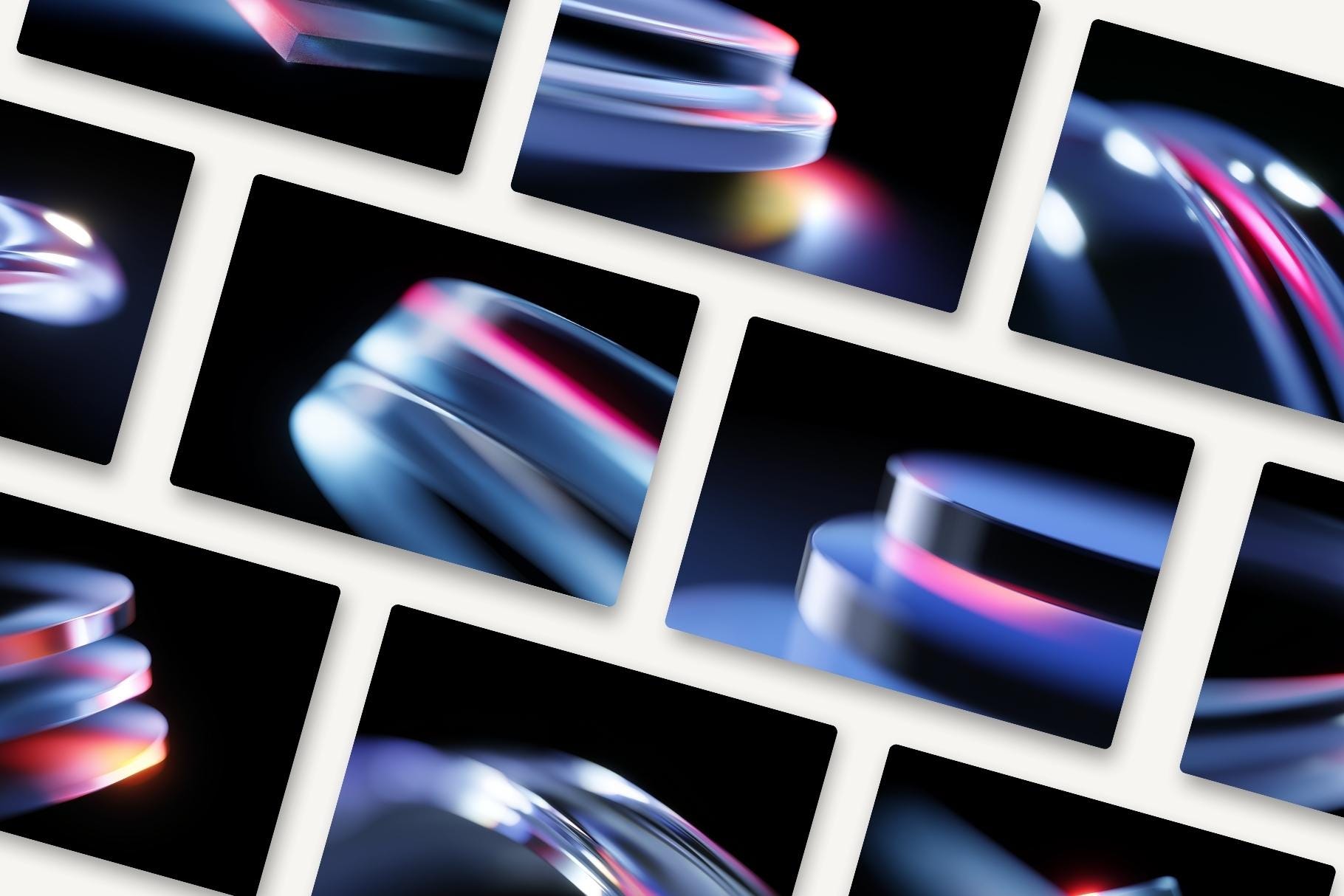 24 Translucent Glass Backgrounds – Frosted & Glassmorphism Wallpaper ...
