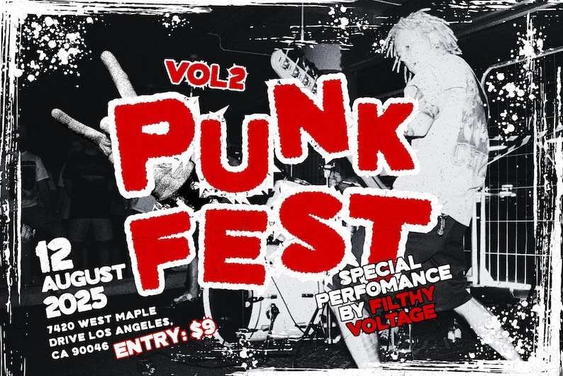 Inkriot – Punk-inspired Ink Trap Font for Logos & Posters. Distressed ...