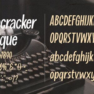 Firecracker - Vintage Font | Canva, Procreate, Cricut, Newspaper ...