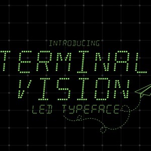 Terminal Vision – Led-inspired Font for Airport Signs, Digital Displays ...