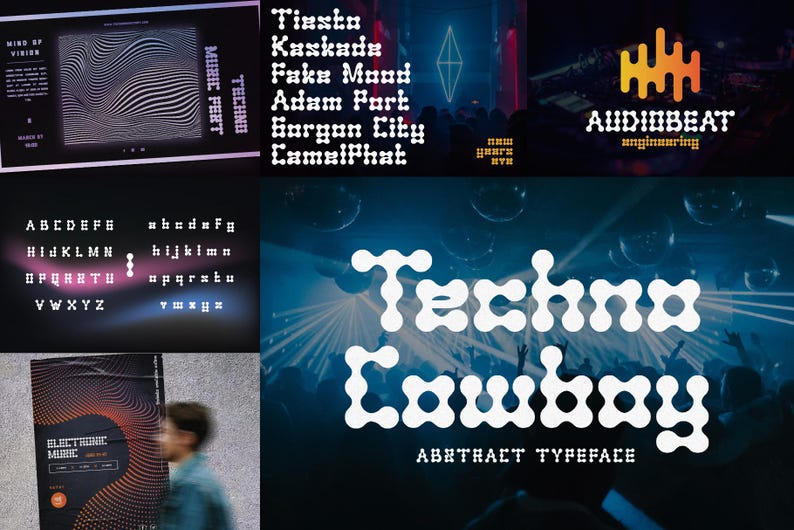 Y2K Font Bundle | 25 Aesthetic Fonts From the Early 2000s for Retro ...