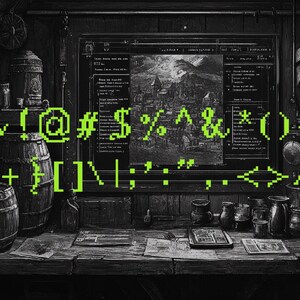 Pixel Warden Font - Medieval Blackletter Pixel Typeface, Retro Gaming ...
