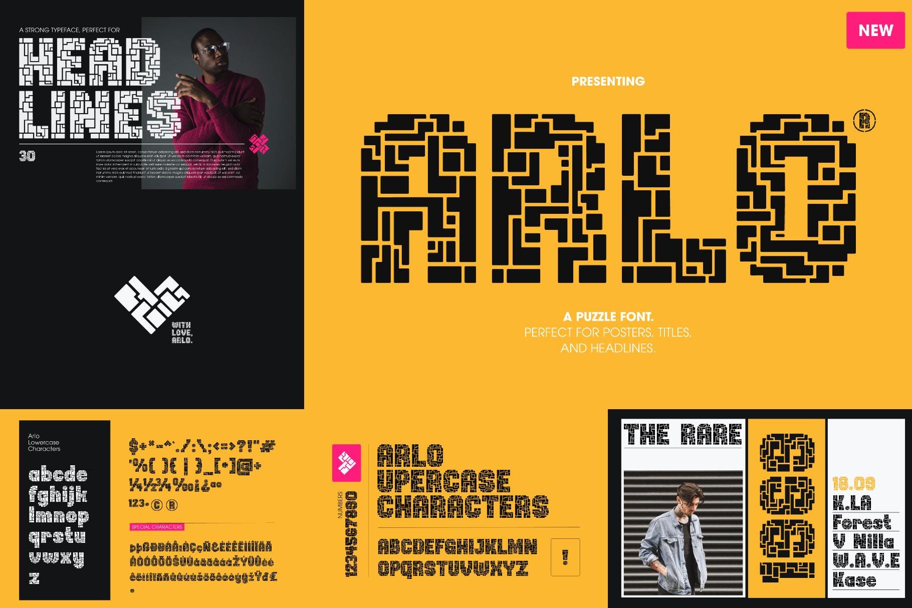 20 Bold Fonts for Posters, Flyers, Posters, Headlines, Logos & Branding ...