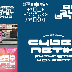 Y2K Font Bundle | 25 Aesthetic Fonts From the Early 2000s for Retro ...